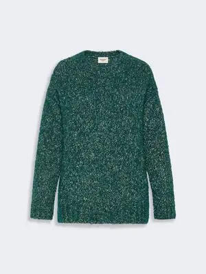 Max Mara Alpaca, Cotton And Wool Blend Sweater