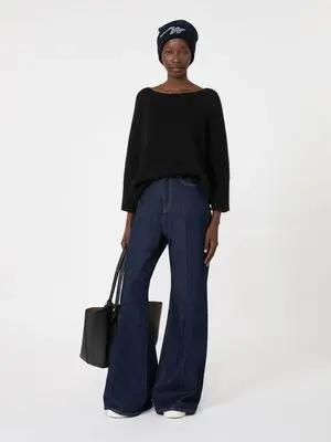 Max Mara Mohair Blend Knit Jumper - Black