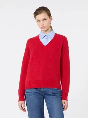Max Mara Alpaca And Cotton Yarn Sweater