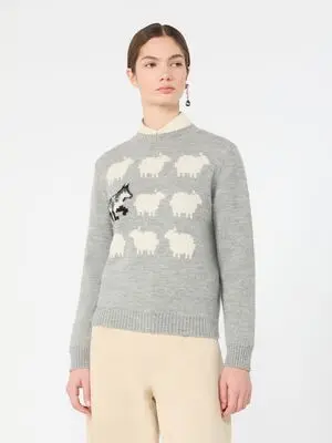 Max Mara Alpaca And Wool-blend Yarn Sweater