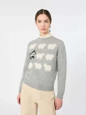 Max Mara Alpaca And Wool-blend Yarn Sweater