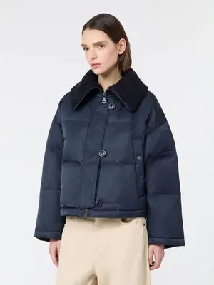 Max Mara Water-repellent Technical Twill Down Jacket