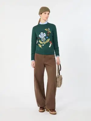 Max Mara Alpaca And Wool-blend Yarn Sweater