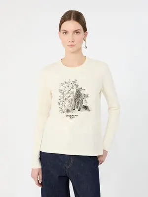Max Mara Long-sleeved Jersey T-shirt