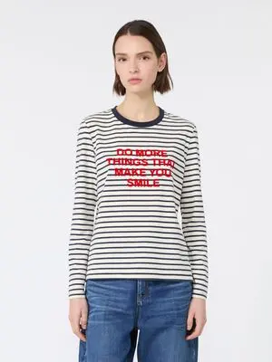Max Mara Regular Fit Stretch Jersey T-shirt