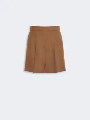 Max Mara Wool Broadcloth Shorts