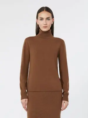 Max Mara Wool And Cashmere Turtleneck Sweater