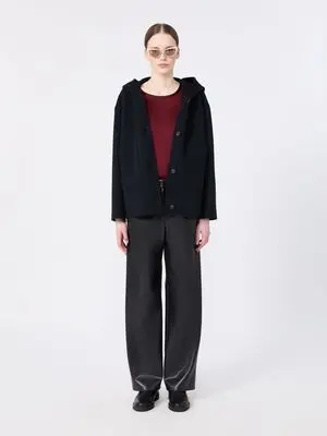 Max Mara Hooded Wool Coat