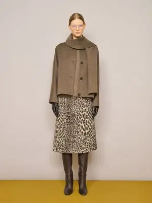 Max Mara Jacquard Wool And Alpaca Calf-length Skirt
