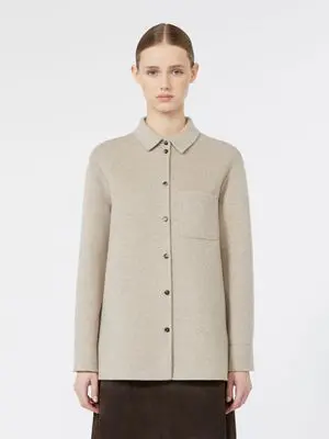 Max Mara Wool And Cashmere Broadcloth Jacket