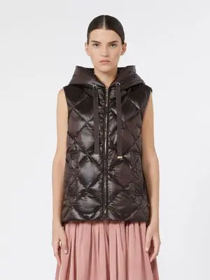 Max Mara Regular Water-repellent Canvas Padded Gilet