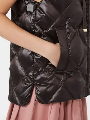 Max Mara Regular Water-repellent Canvas Padded Gilet