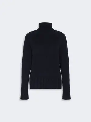 Max Mara Wool And Cashmere Yarn Polo-neck Sweater