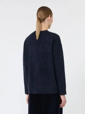 Max Mara Yak Yarn Sweater With Scarf Detail