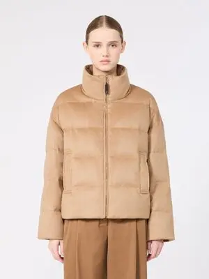 Max Mara Reversible Camel Drap Puffer Jacket