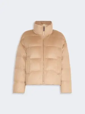 Max Mara Reversible Camel Drap Puffer Jacket