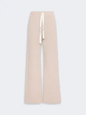 Max Mara Wide Leg Double Cotton Jersey Trousers