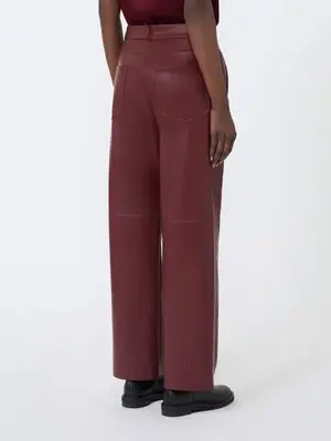 Max Mara Regular Coated Jersey Trousers