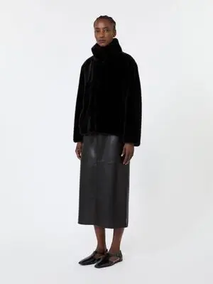 Max Mara Coated Jersey Pencil Skirt