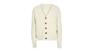Bally Cable Knit Cardigan - Bone