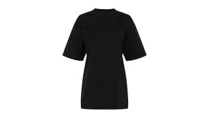 Balenciaga Medium Fit Crystal Embellished Logo T-shirt