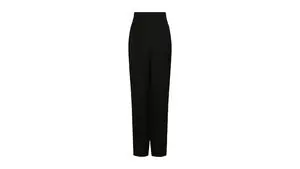 FERRAGAMO Highwaisted Wideleg Pants - Black