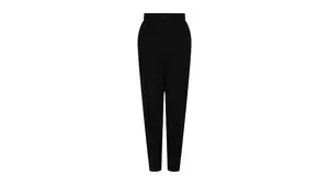 Alexander McQueen Pleated Wool Trousers - Black