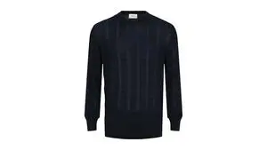 Bally Vertical Pattern Cashmere Sweater