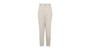 FERRAGAMO Tailored Cottonblend Tapered Trouser - Light Grey