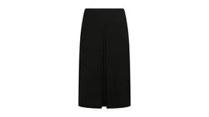 FERRAGAMO Pleated Midi Skirt - Black
