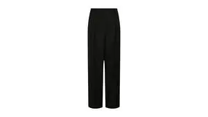 FERRAGAMO Highwaisted Wideleg Trousers - Black