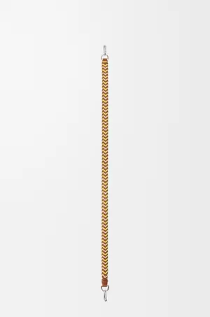 Loewe Woven Strap In Leather Multicolor/pecan