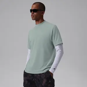 JORDAN Sport Mock-neck Golf T-shirt - Green