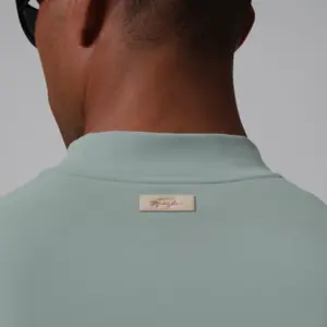 JORDAN Sport Mock-neck Golf T-shirt - Green