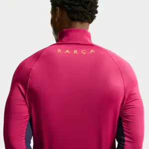 Nike Fc Barcelona Strike Dri-fit Soccer Knit Drill Top - Red