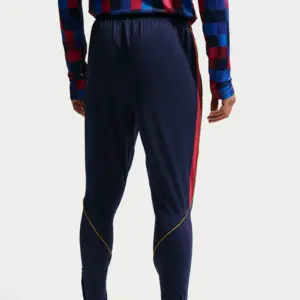 Nike Fc Barcelona Strike Dri-fit Soccer Knit Pants - Blue