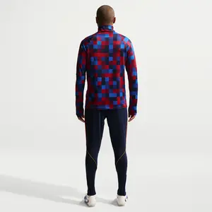 Nike Fc Barcelona Strike Dri-fit Soccer Knit Pants - Blue
