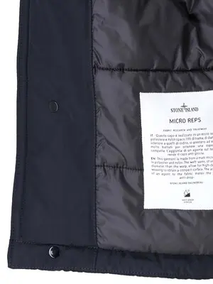 Stone Island Hooded Jacket "micro Reps Ny