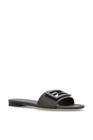 Fendi Leather Slides