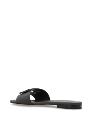 Fendi Leather Slides