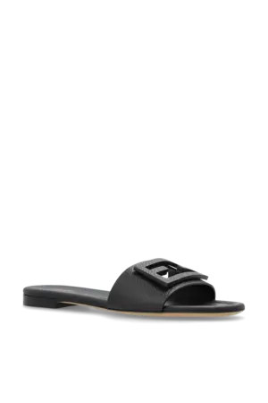 Fendi Leather Slides