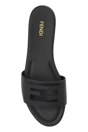 Fendi Leather Slides