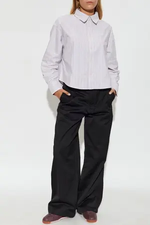 Carhartt Work In Progress Striped Cotton Shirt