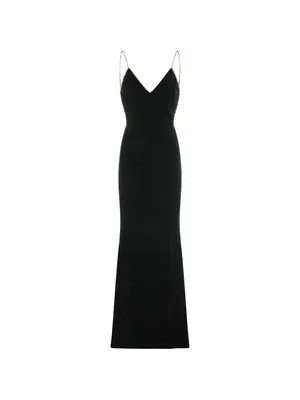 TOM FORD Crystal-embellished Backless Gown