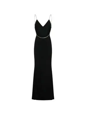 TOM FORD Crystal-embellished Backless Gown