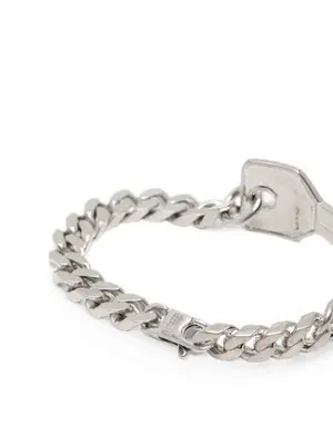 MAISON MARGIELA Curb Chain Bracelet With Key Charm