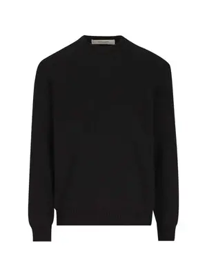 GOLDEN GOOSE Crew-neck Sweater With Embroidered Logo