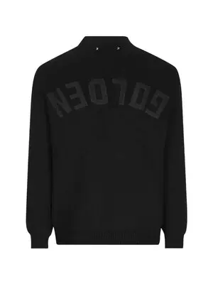 GOLDEN GOOSE Crew-neck Sweater With Embroidered Logo