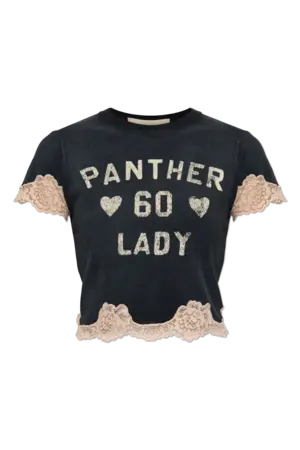 Valentino Garavani Top With Lace Trim