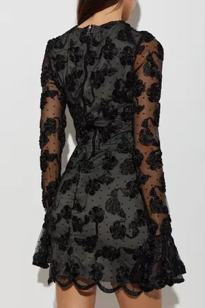 ROTATE BY BIRGER CHRISTENSEN Dress With Floral Motif